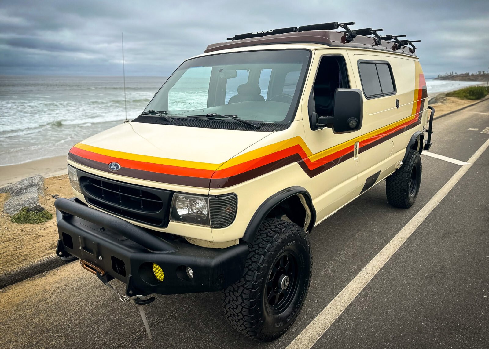 For Sale: A 6.8 Liter V10-Powered Ford E-350 4×4 Sportsmobile Camper