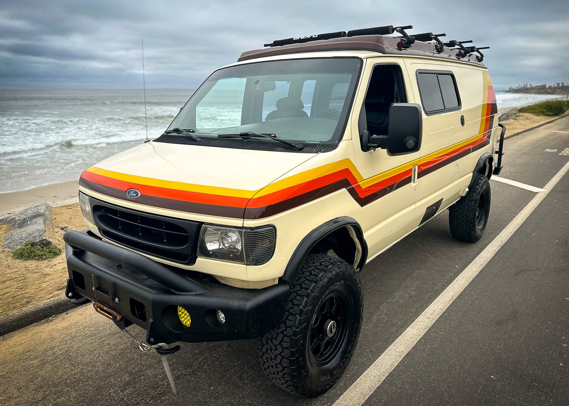 For Sale: A 6.8 Liter V10-Powered Ford E-350 4×4 Sportsmobile Camper