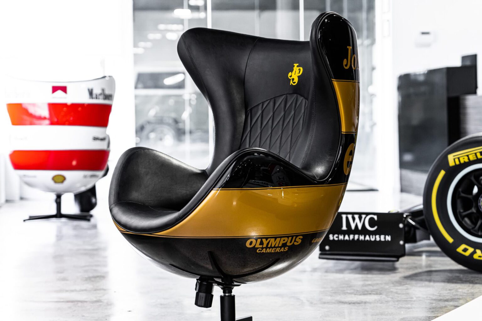 For Sale: A John Player Special Formula 1 "Egg Chair"