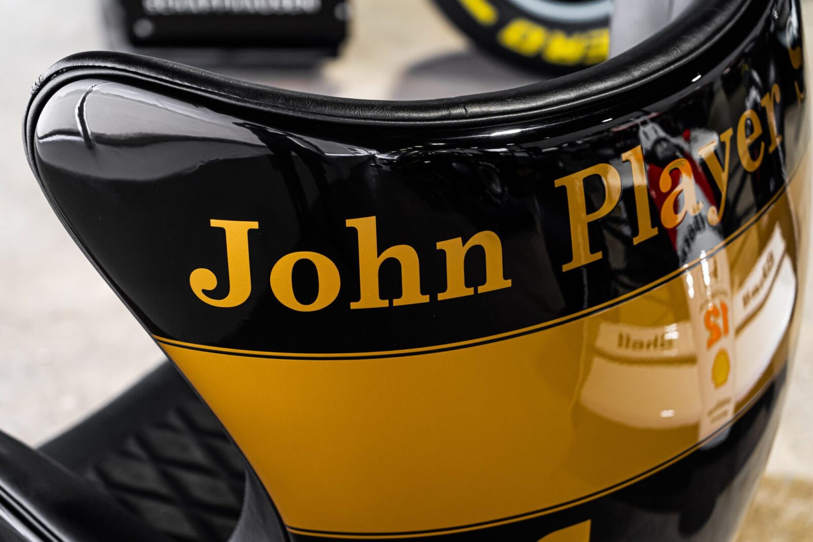 For Sale: A John Player Special Formula 1 "Egg Chair"