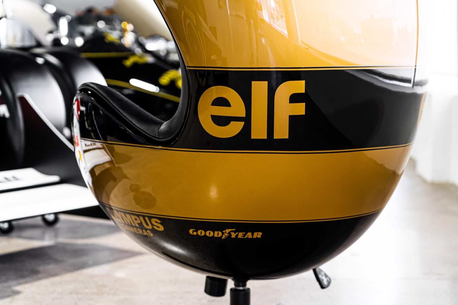 For Sale: A John Player Special Formula 1 "Egg Chair"