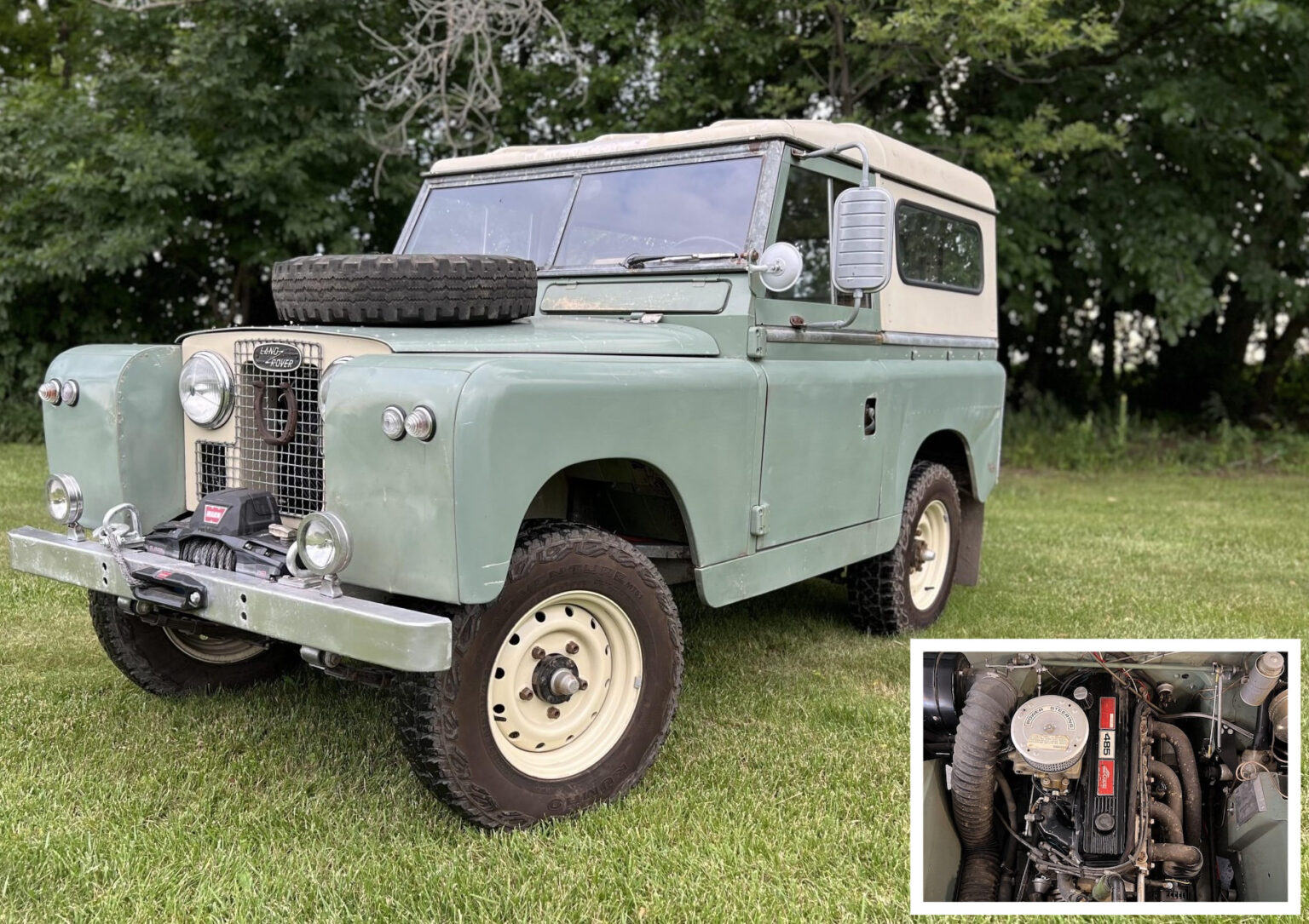 Unusual 4x4: A MerCruiser Boat Engine-Powered 1964 Land Rover Series IIA