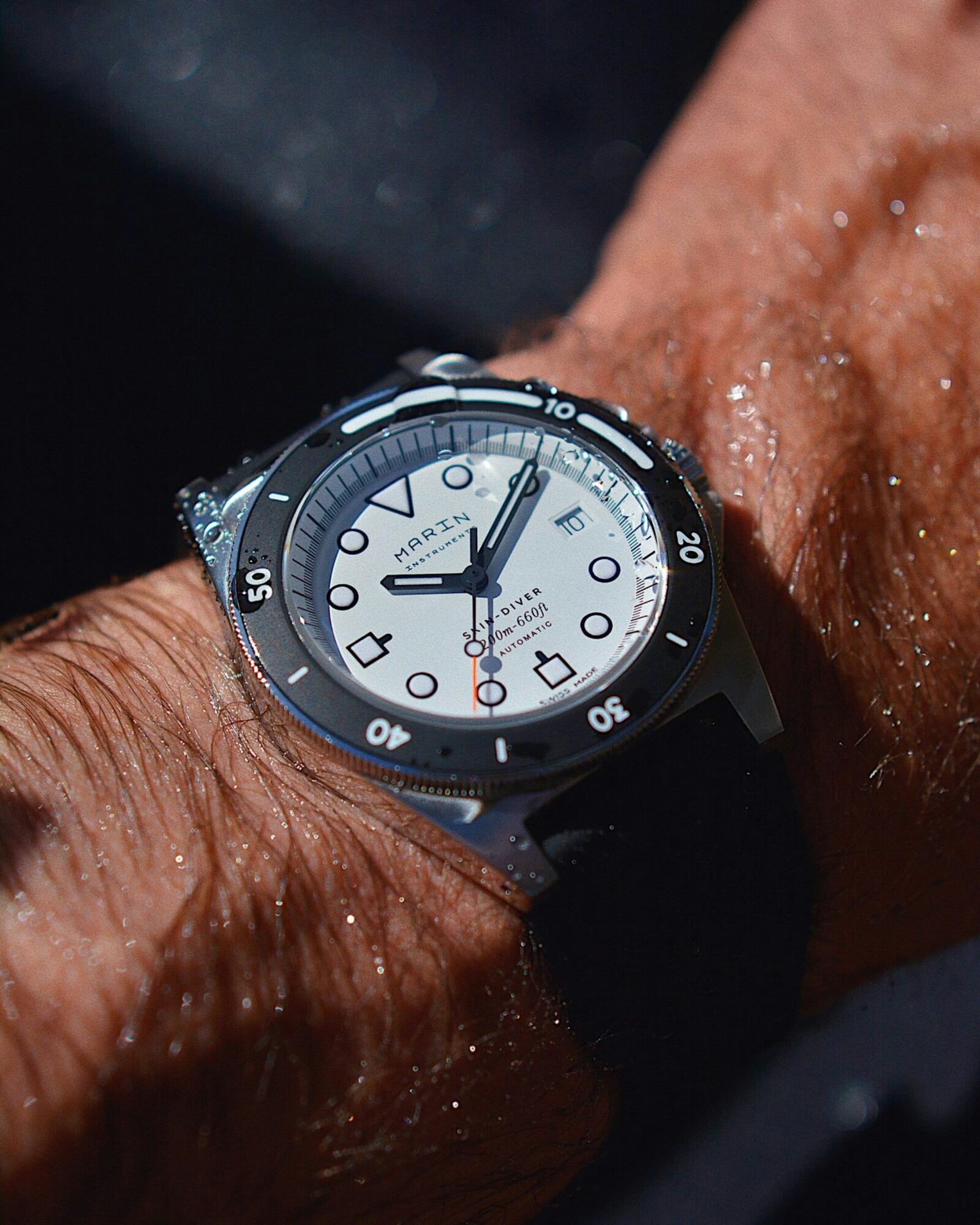 The Polar Skin-Diver OS Watch By Marin Instruments