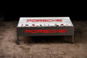 Porsche Coffee Table Containing 45 Scale Model Cars