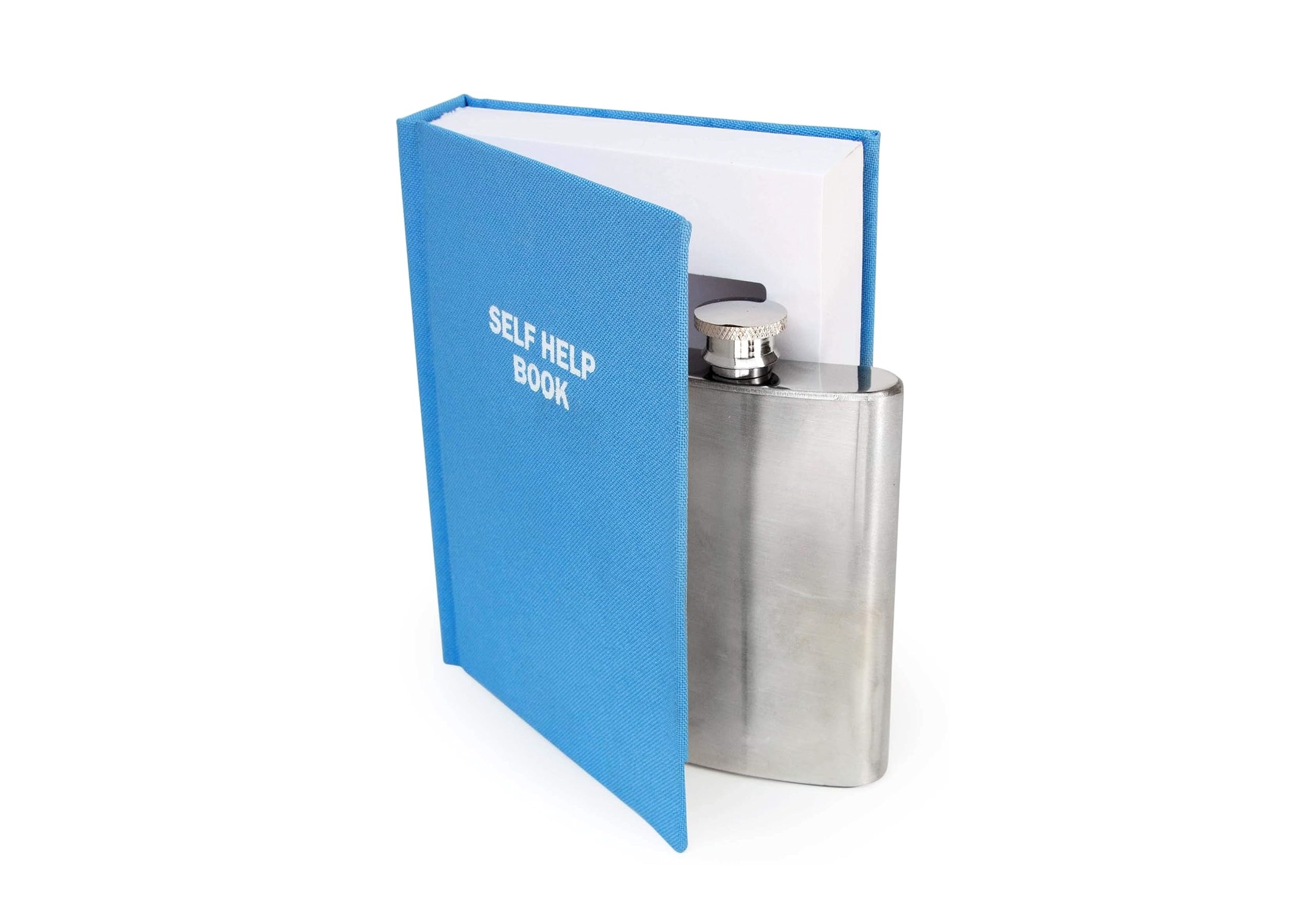 A Self Help Book (With A Hidden Flask Inside)
