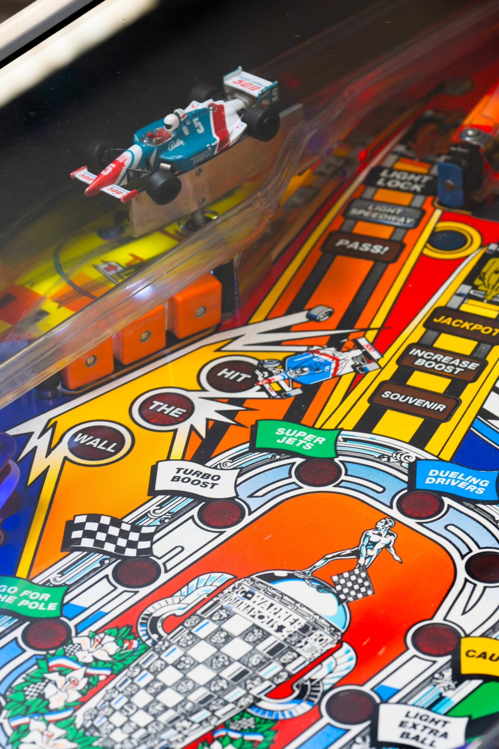 A Restored Indianapolis 500 Pinball Machine