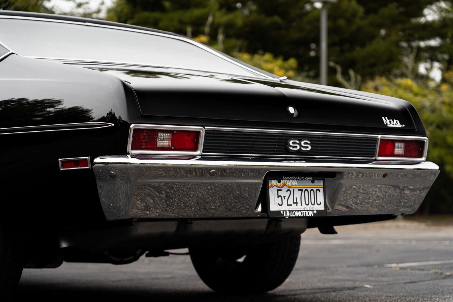 For Sale: A Black-On-Black Chevrolet Nova 4-Speed V8