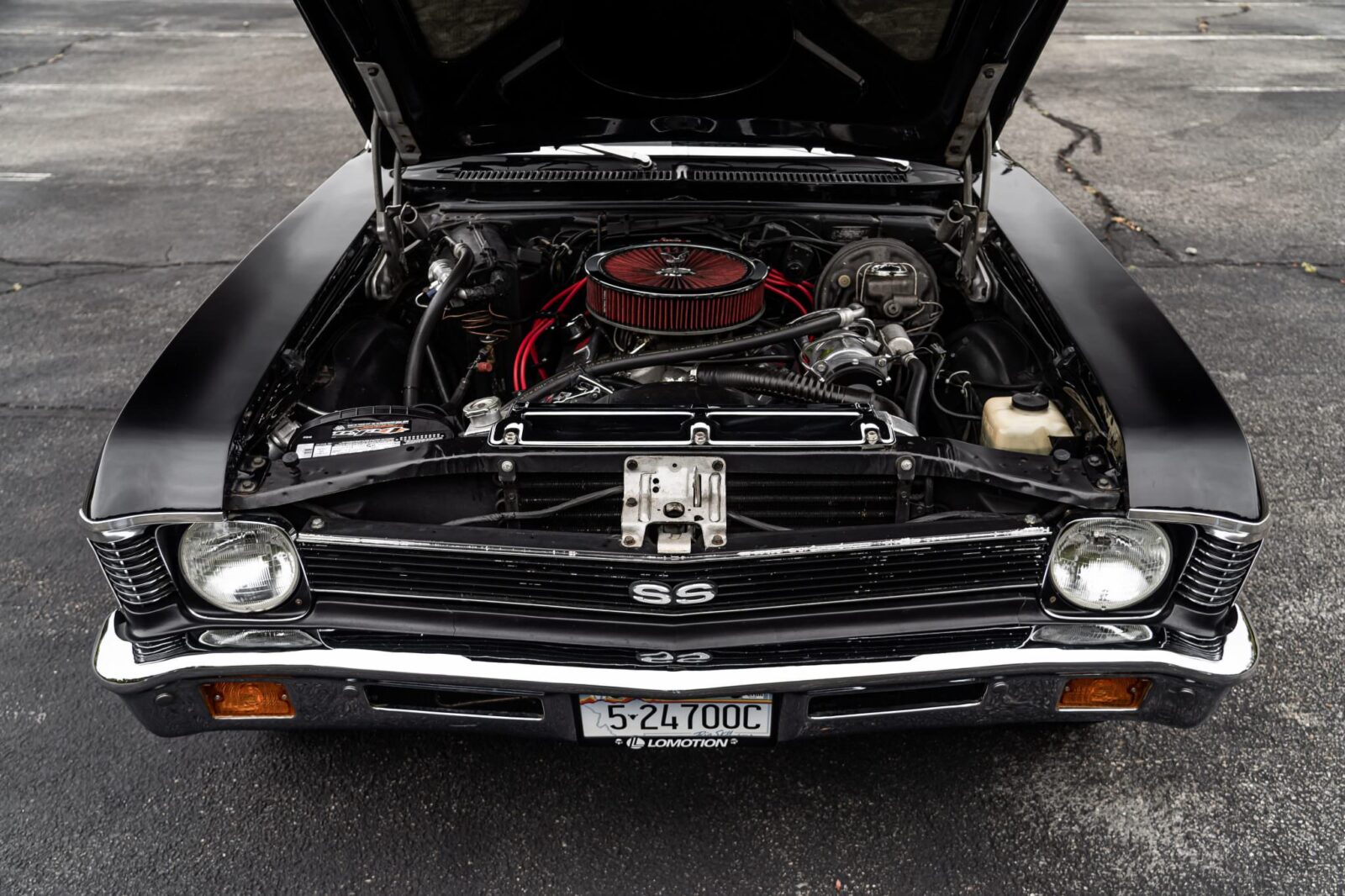 For Sale: A Black-On-Black Chevrolet Nova 4-Speed V8