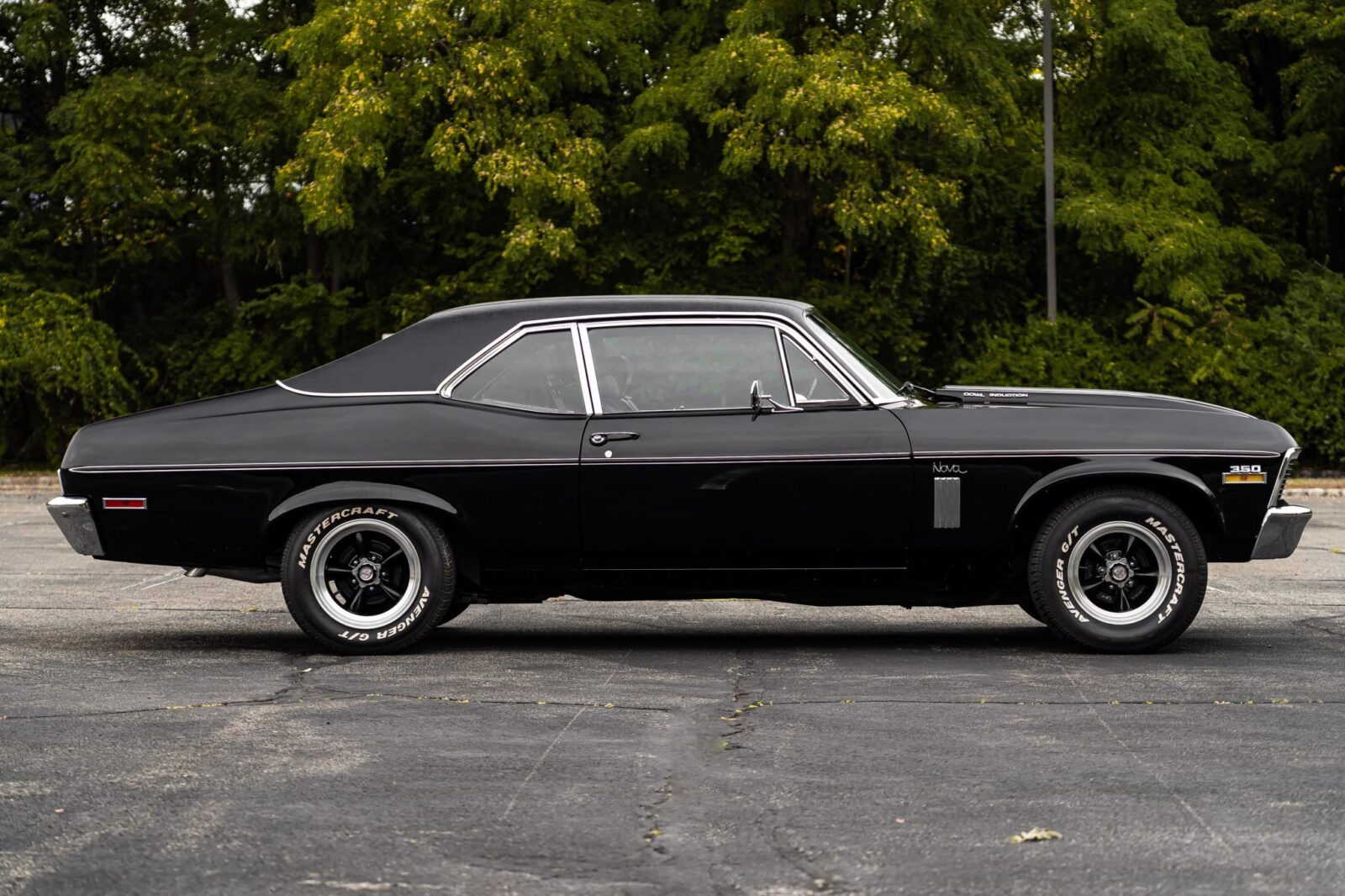 For Sale: A Black-On-Black Chevrolet Nova 4-Speed V8