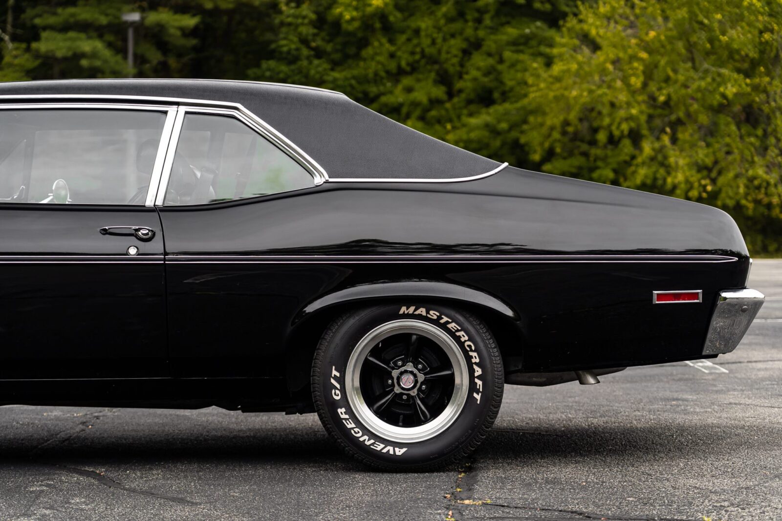 For Sale: A Black-On-Black Chevrolet Nova 4-Speed V8