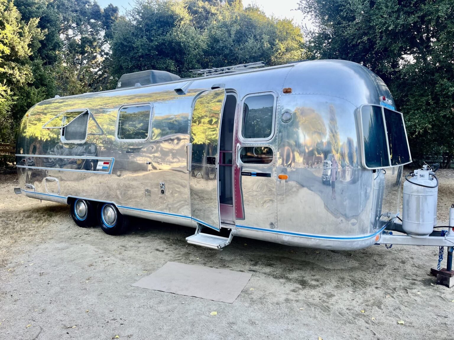 Retro Home-On-Wheels: A Refurbished 1972 Airstream "Land Yacht" Ambassador