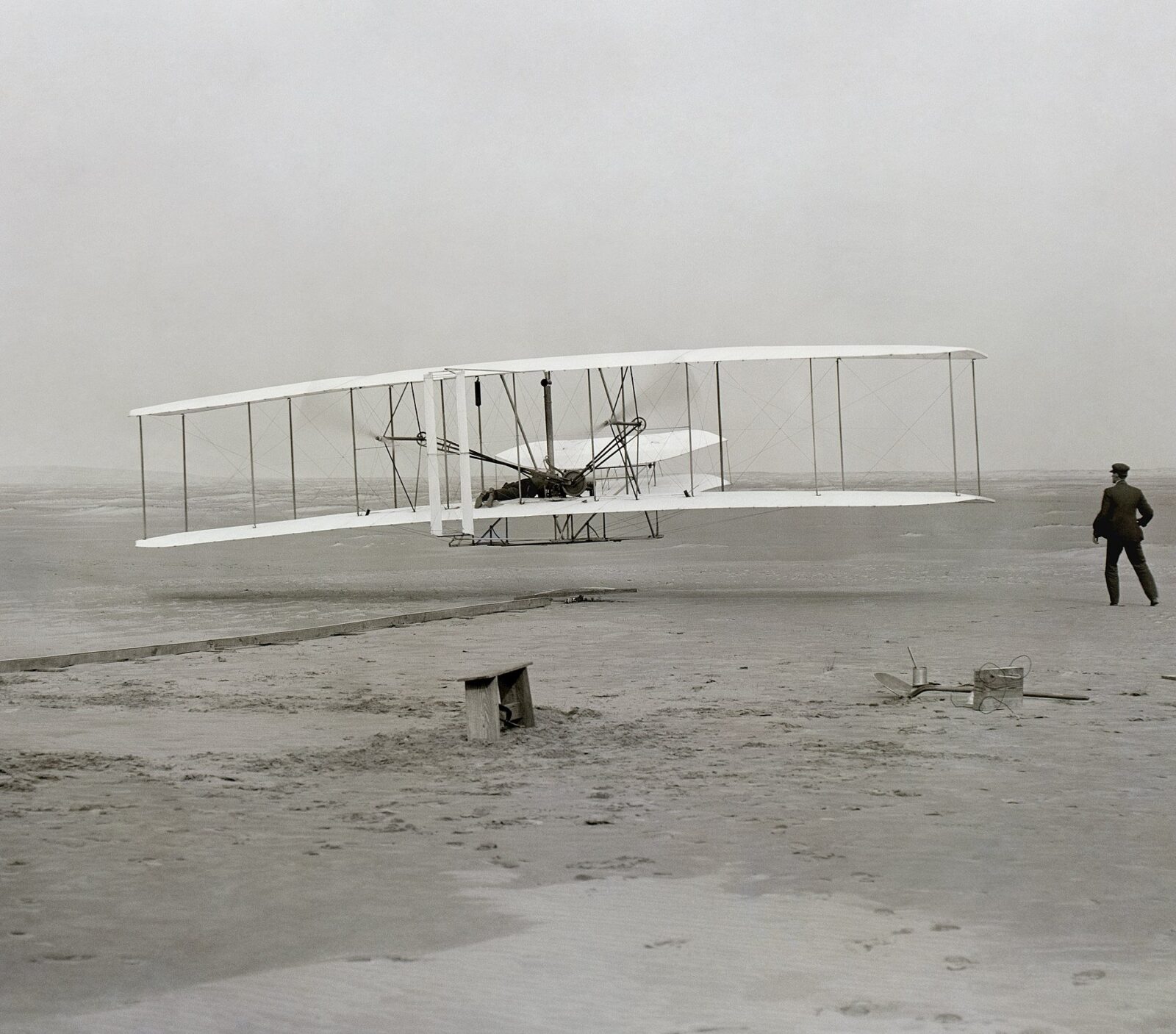 There's A 1903 “Wright Flyer” Wing Fabric Segment For Sale