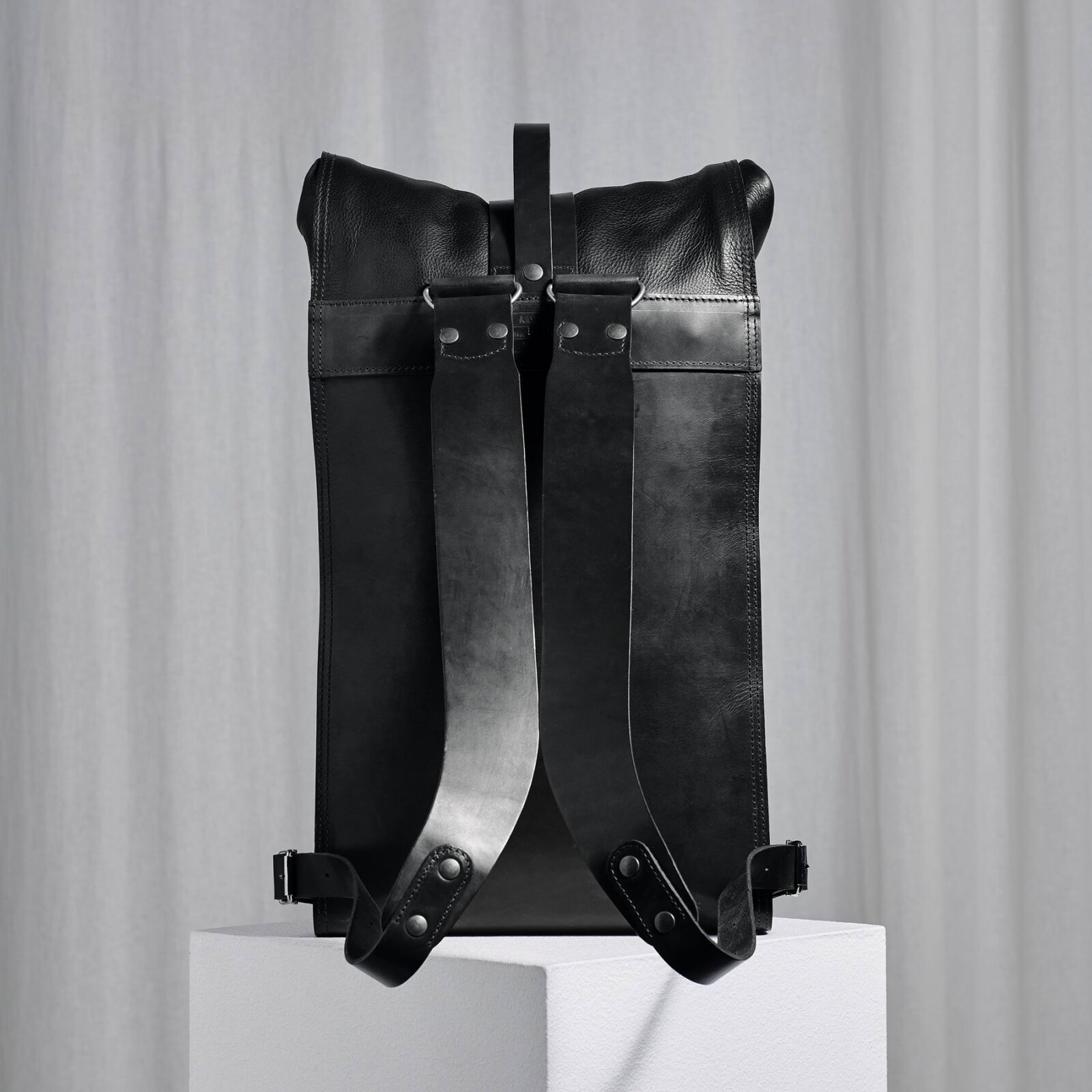 The Kasperi Black Fold-Top Backpack – Made In Finland