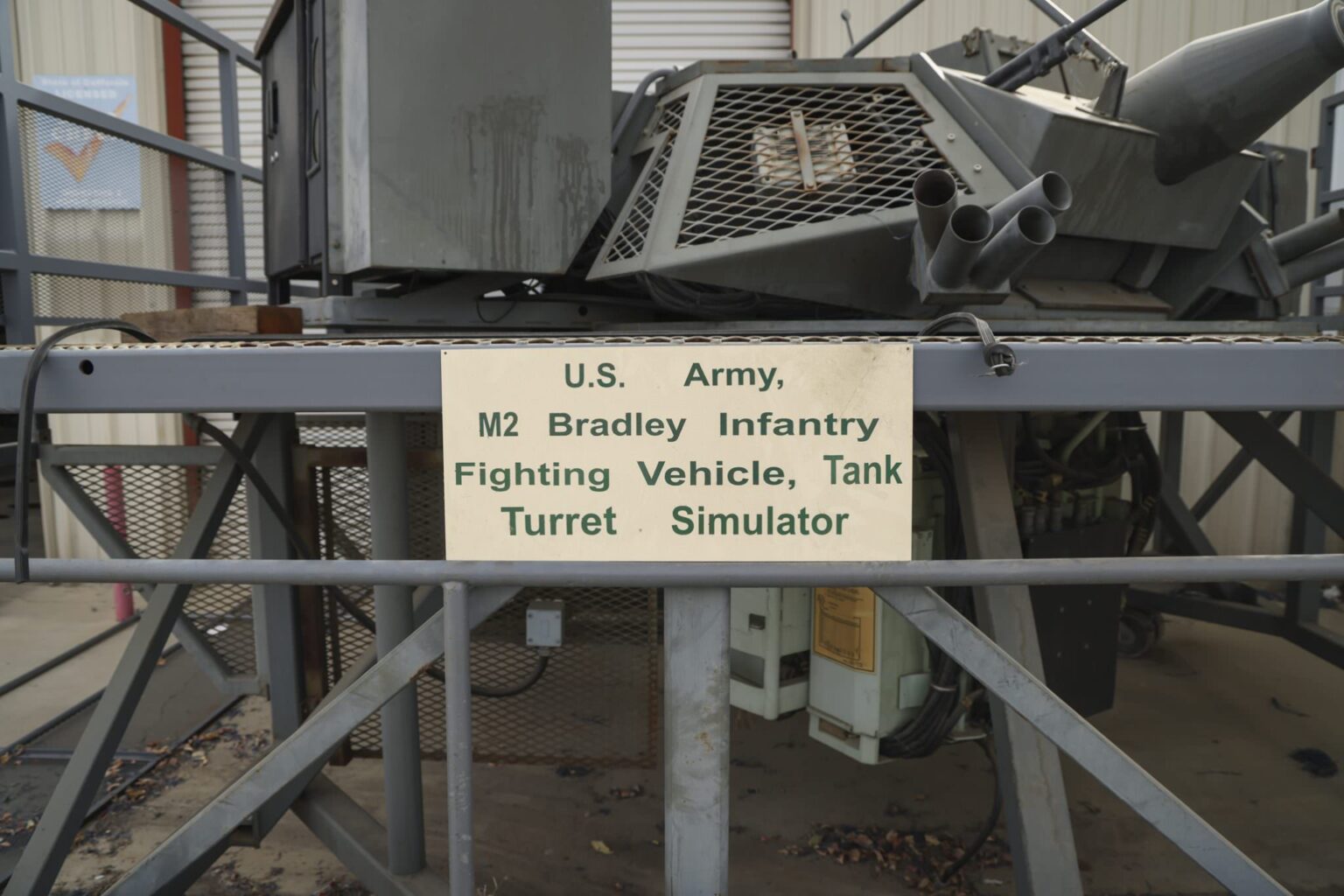 There's An M2 Bradley "Turret Simulator" For Sale
