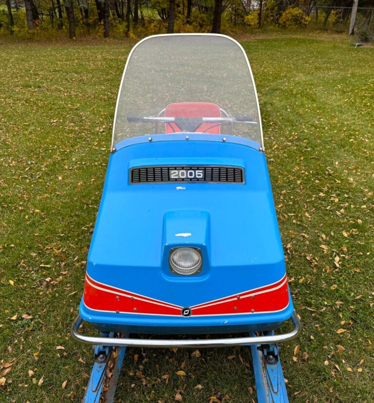 Retro Snowmobile: A Classic 1970 OMC Snow Cruiser