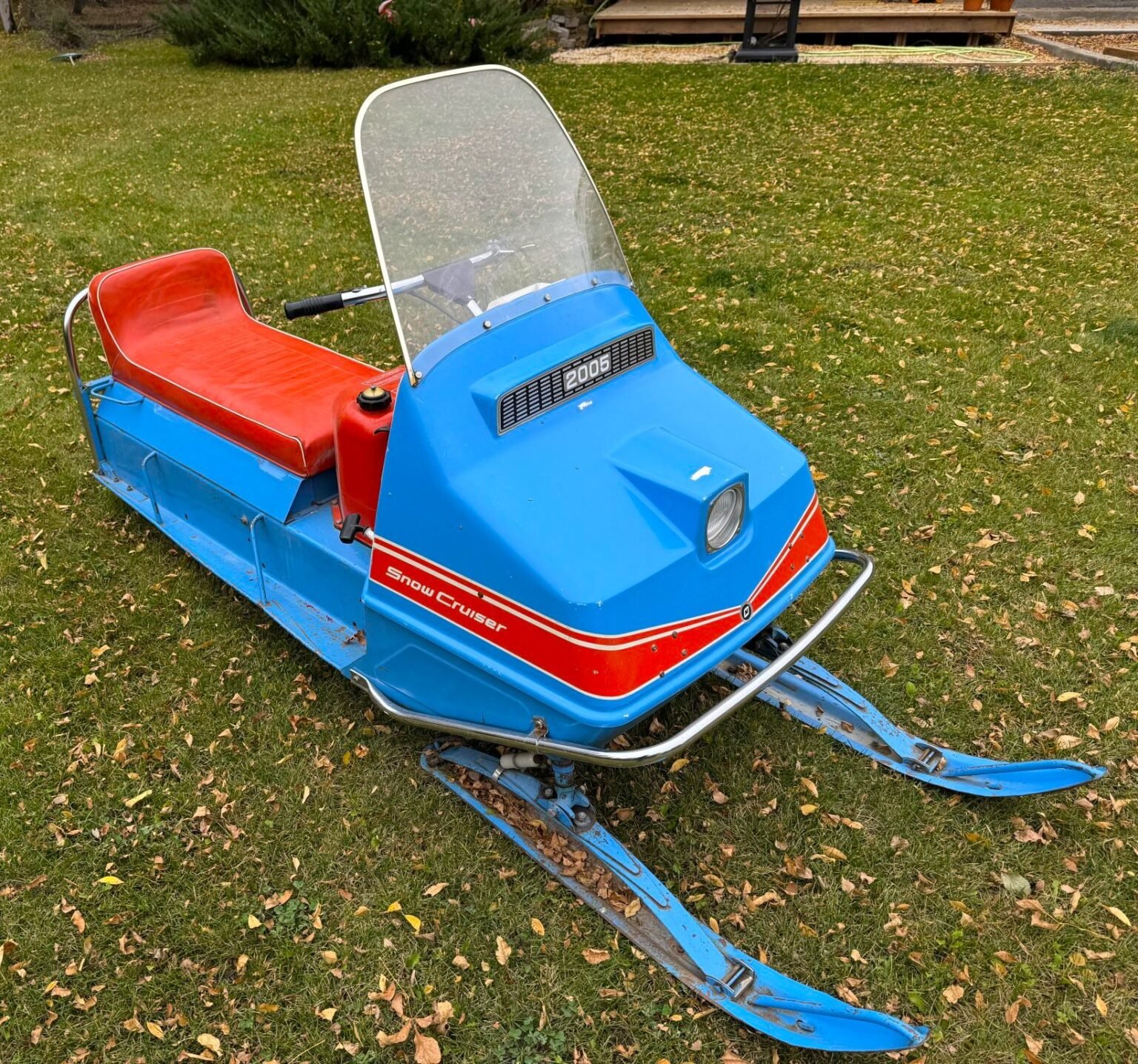 Retro Snowmobile: A Classic 1970 OMC Snow Cruiser