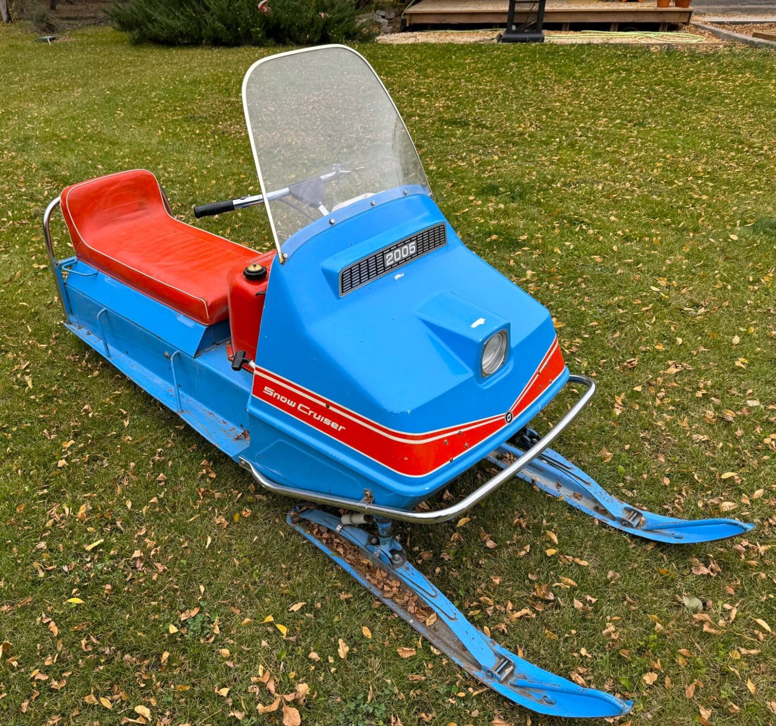 Retro Snowmobile: A Classic 1970 OMC Snow Cruiser