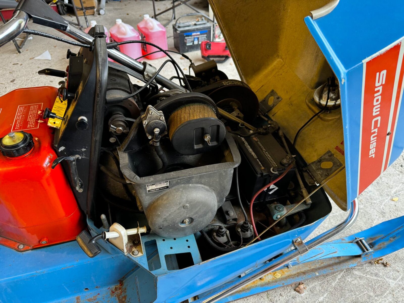 Retro Snowmobile: A Classic 1970 OMC Snow Cruiser