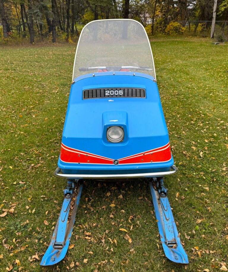 Retro Snowmobile: A Classic 1970 OMC Snow Cruiser