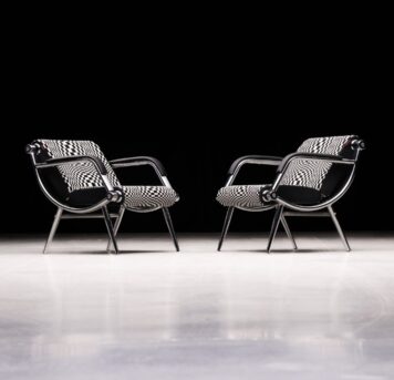 A Pair Of Matching "Porsche Pasha" Chairs