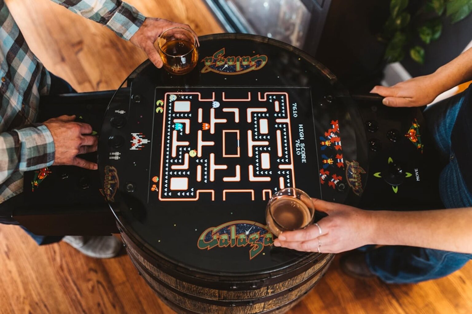 The Whiskey Barrel Arcade – 60 Retro Games In 1 Barrel!