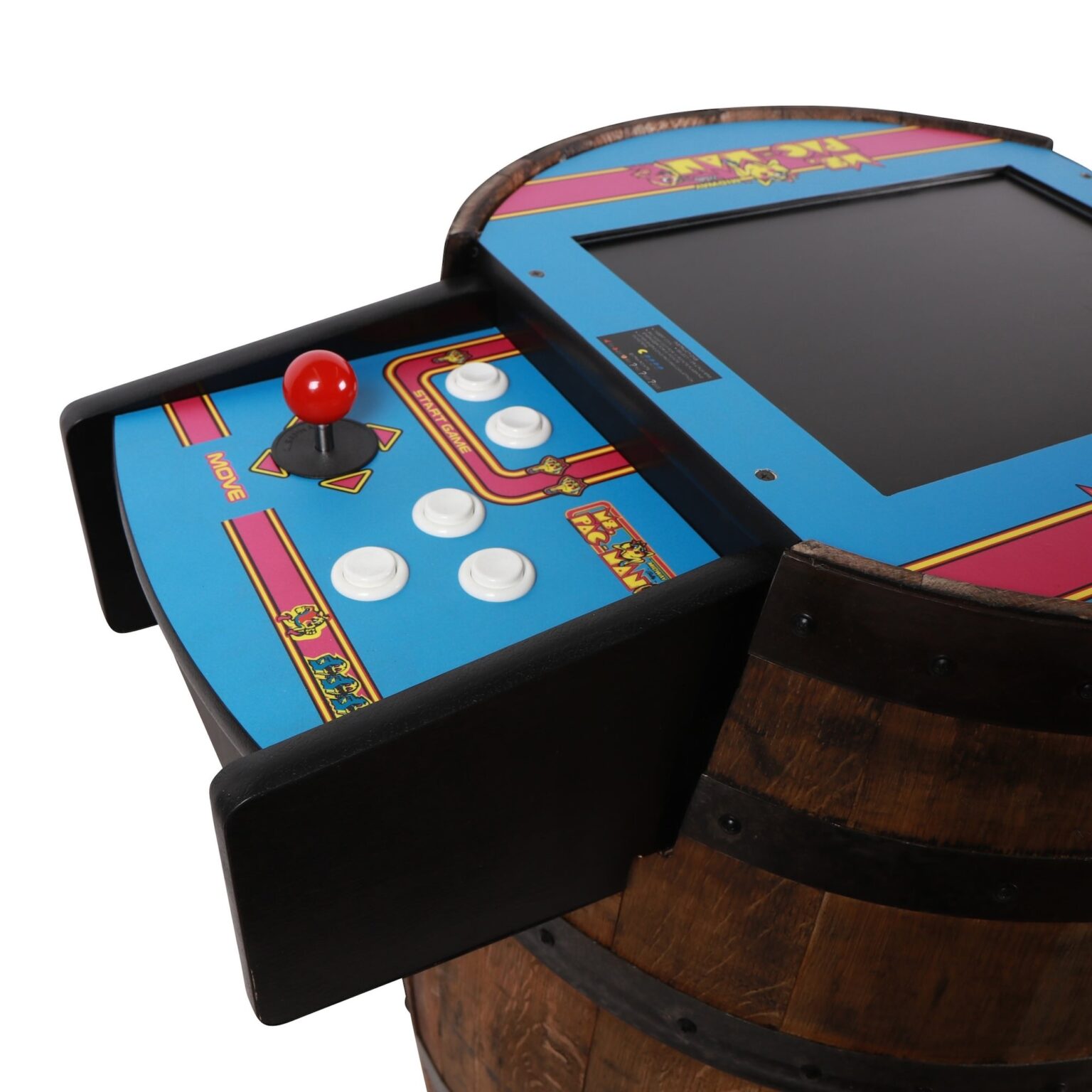 The Whiskey Barrel Arcade – 60 Retro Games In 1 Barrel!