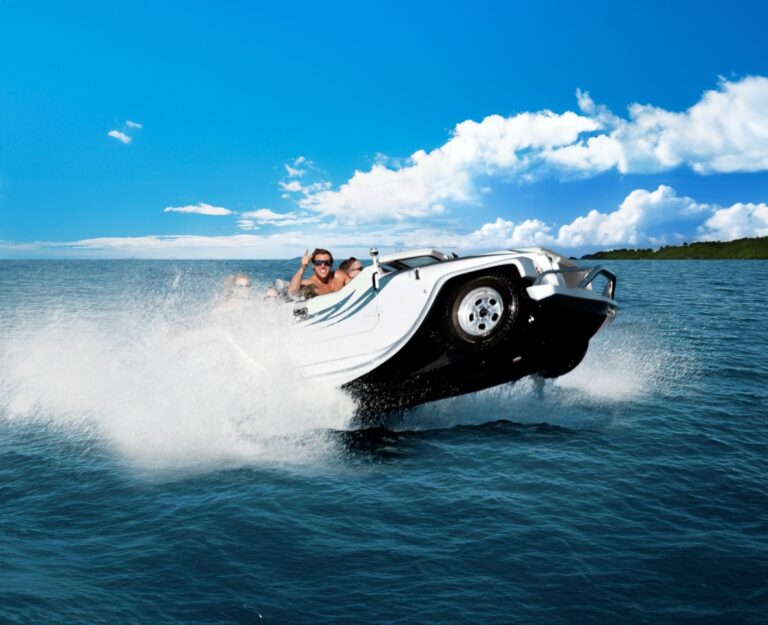 The Amphibious WaterCar Panther – So Fast It Can Tow A Waterskier