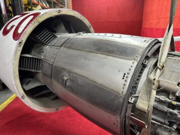 A Garrett Turbine ATF3 Jet Engine