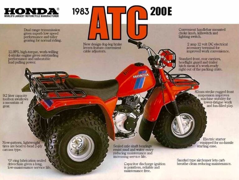 For Sale: A 1984 Honda ATC Big Red + Matching Trailer