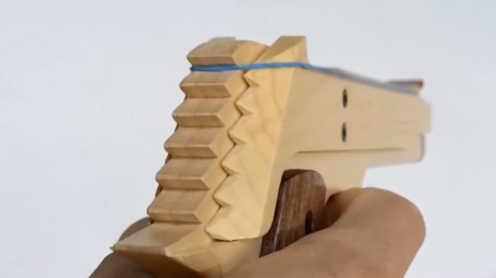 A Semi-Automatic Rubber Band Gun! The Model 1911