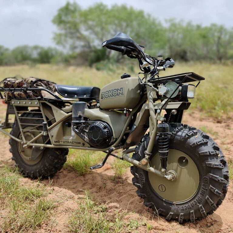 The Rokon Mototractor: A Two-Wheel Drive Motorcycle Made In The USA