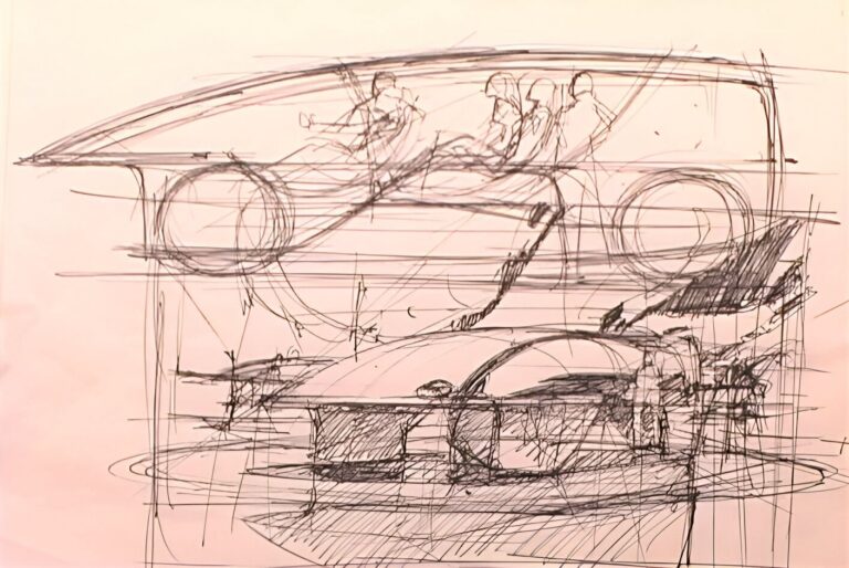 An Original Hypervan Model From "Blade Runner" Design Icon Syd Mead