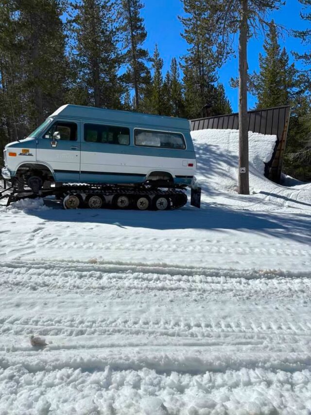 For Sale: An Unusual Chevrolet Van / Bombardier Snowcat – $15,000 USD