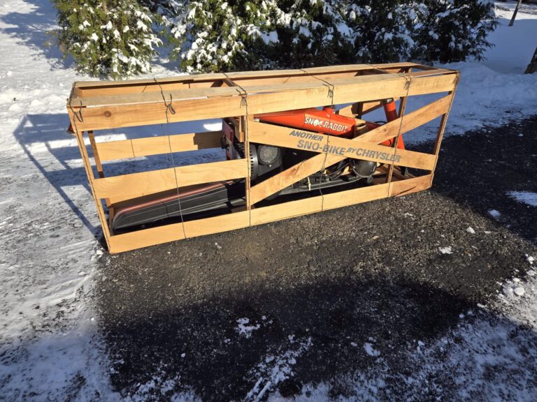 Still In The Factory Crate! A 1980 Chrysler Sno-Runner