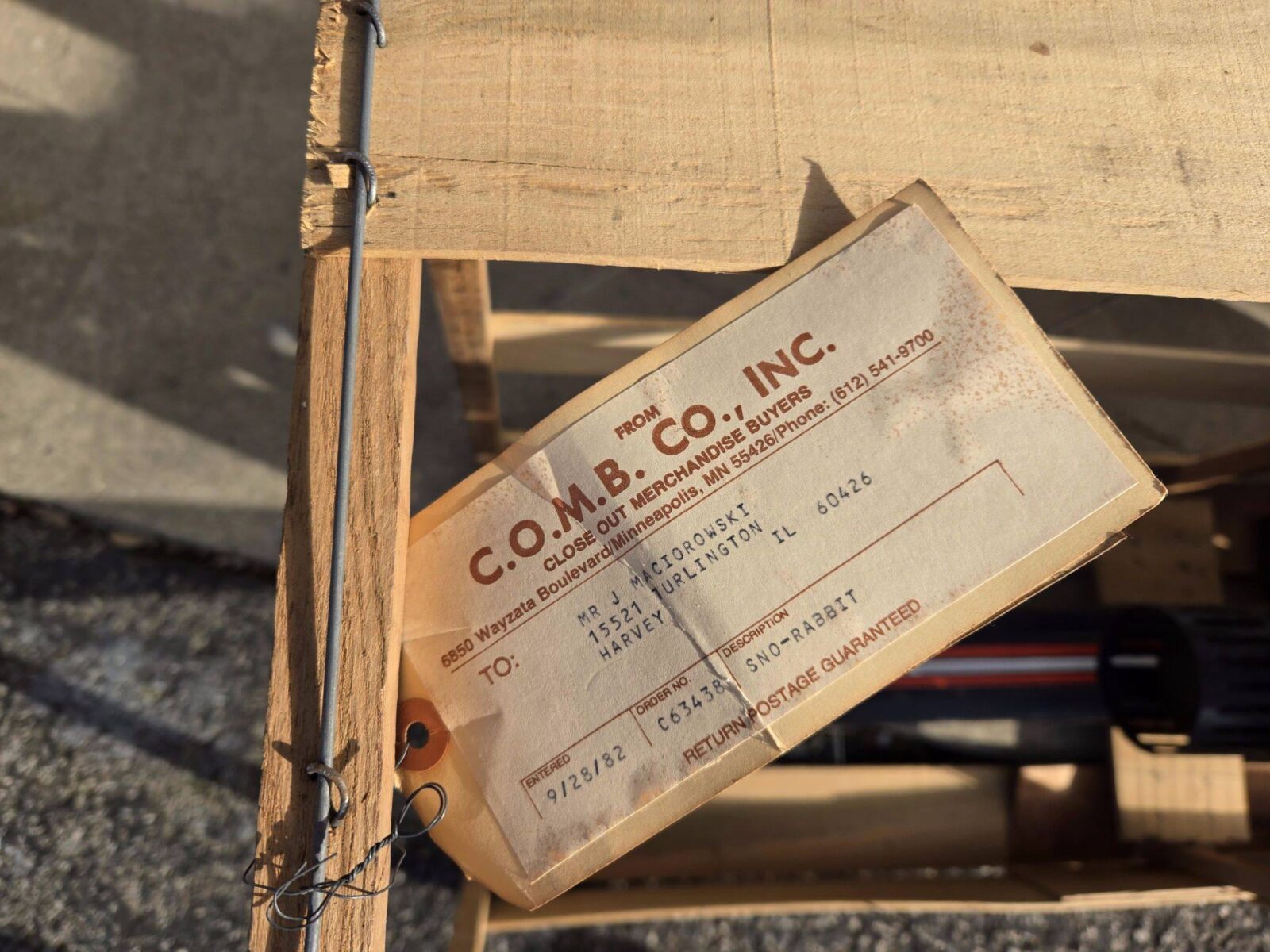 Still In The Factory Crate! A 1980 Chrysler Sno-Runner