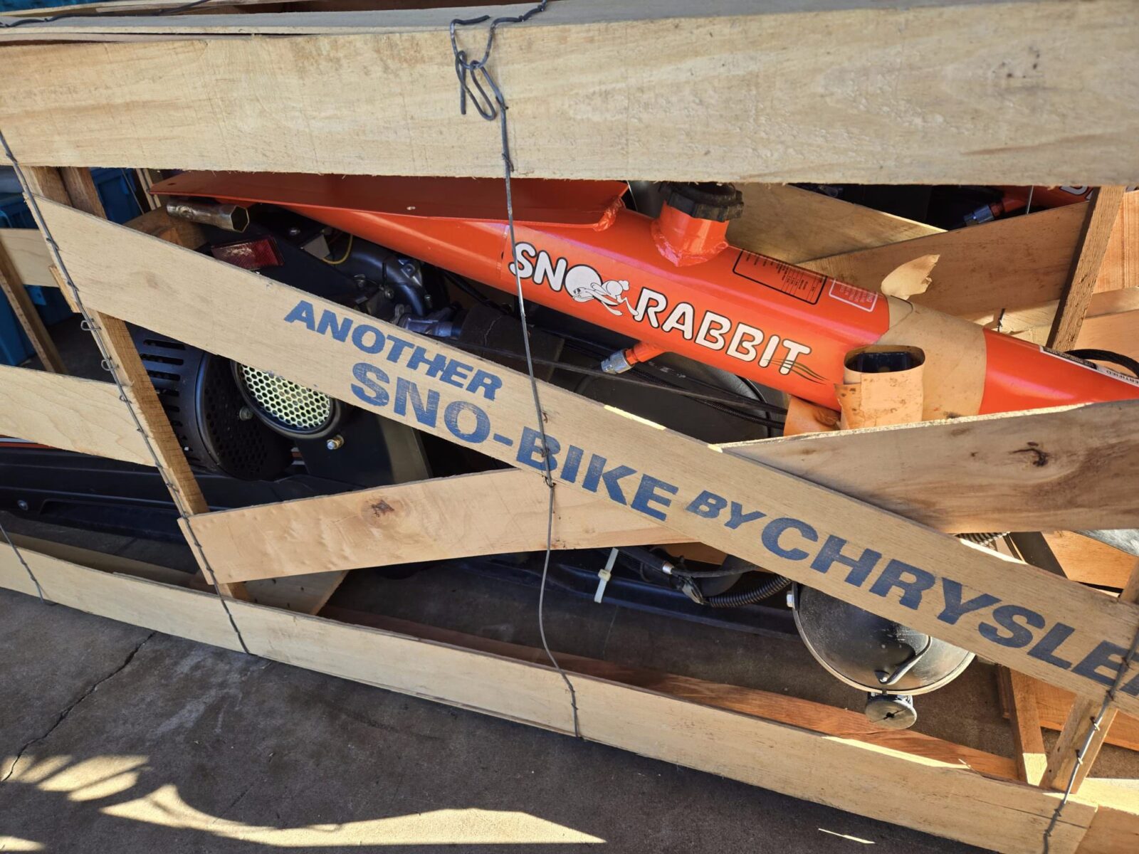 Still In The Factory Crate! A 1980 Chrysler Sno-Runner