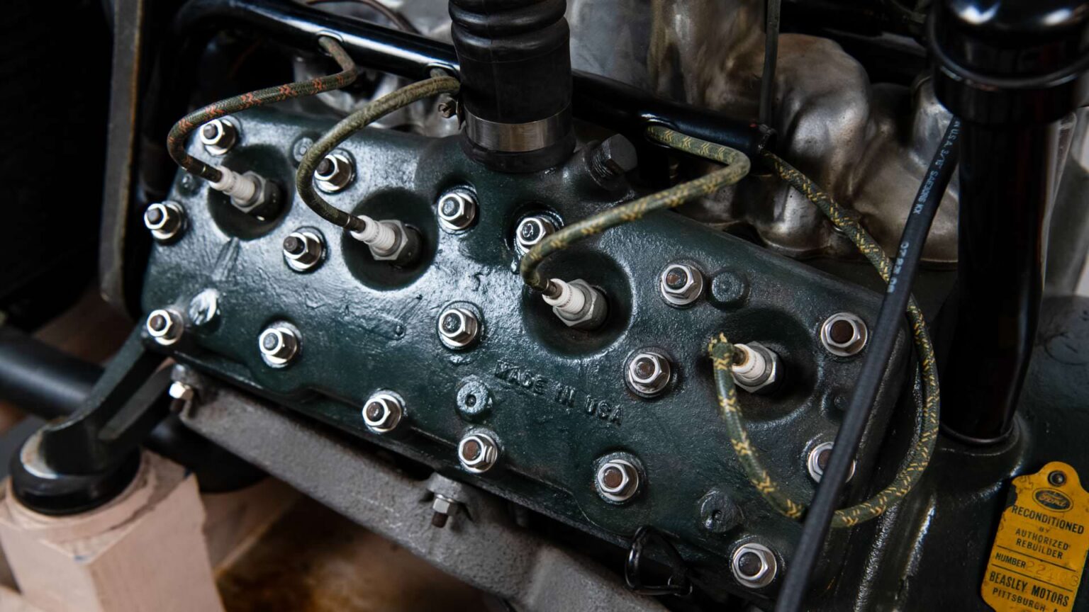 For Sale: A 1937 Ford Flathead V8 On An Engine Run Stand