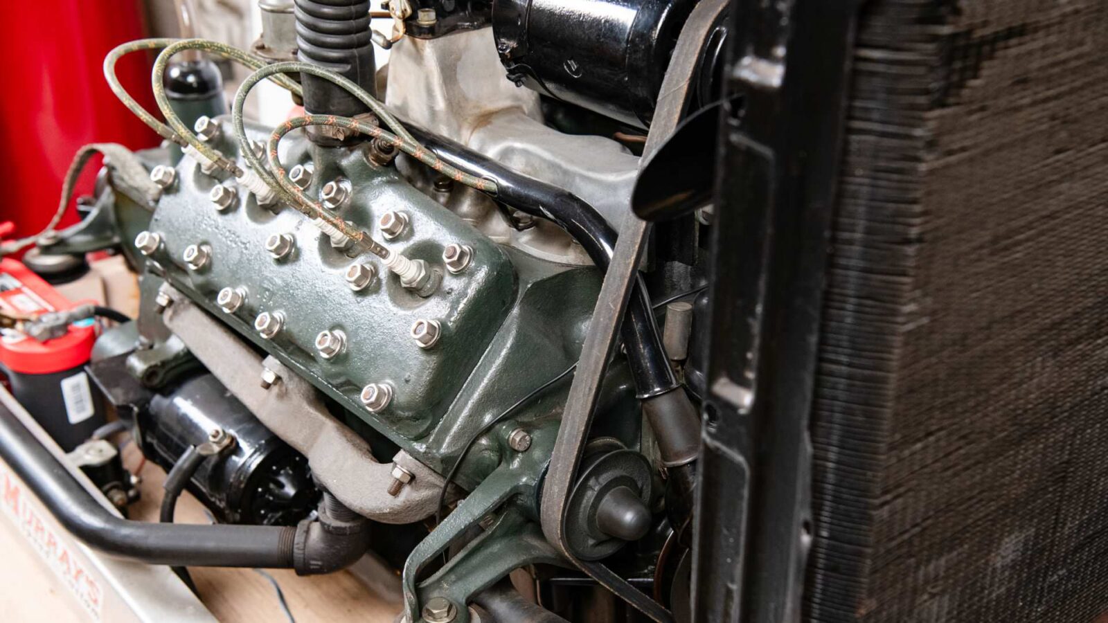 For Sale: A 1937 Ford Flathead V8 On An Engine Run Stand