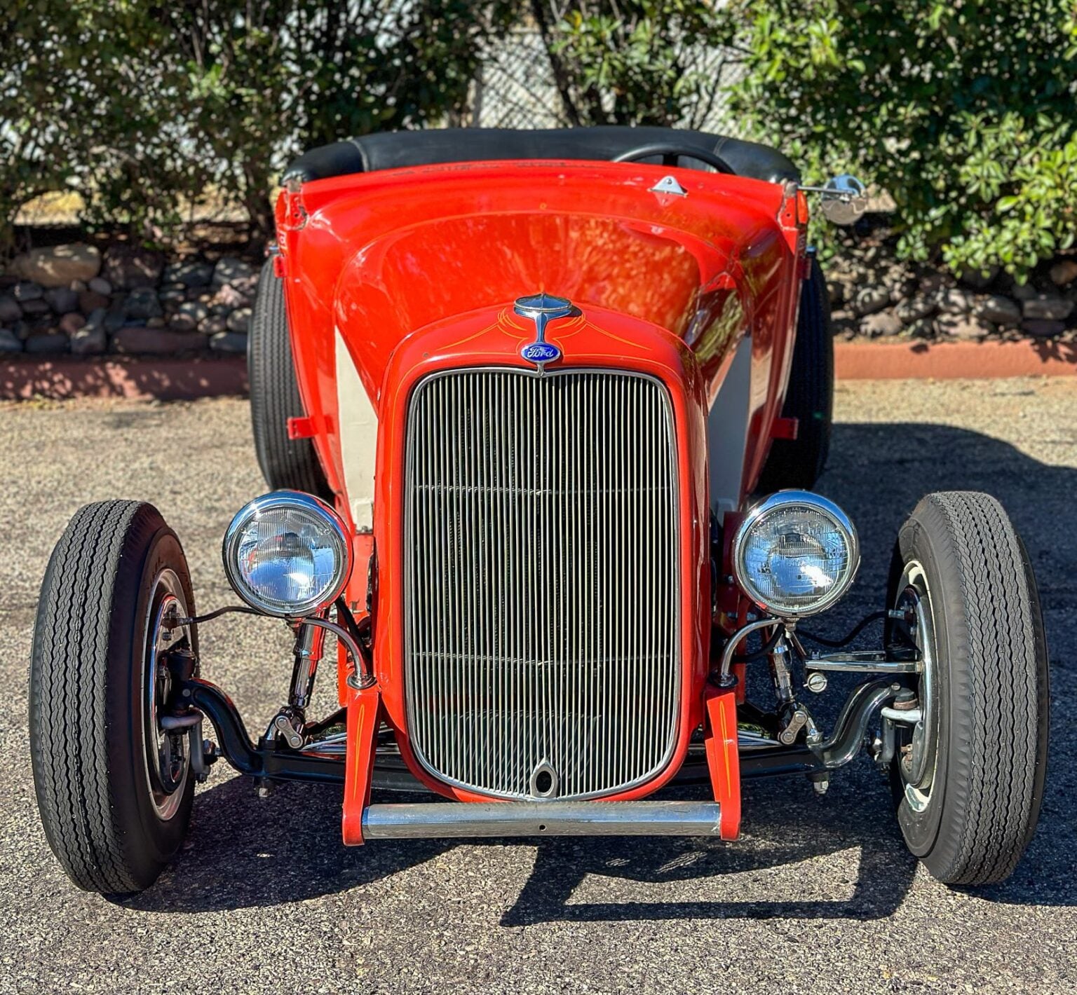 A 1950s Survivor! A Red Ford Model A Roadster Hot Rod