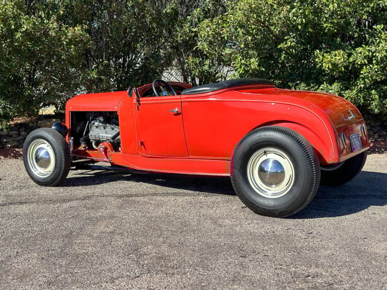 A 1950s Survivor! A Red Ford Model A Roadster Hot Rod