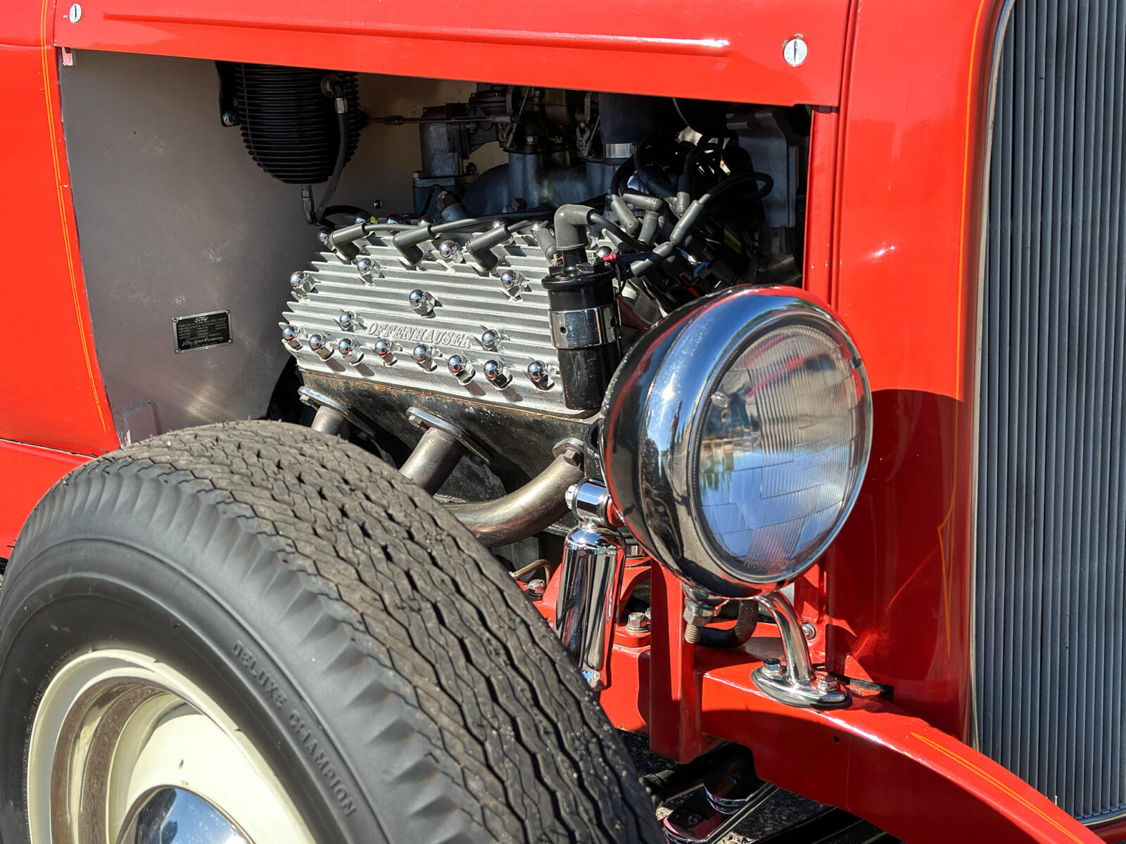 A 1950s Survivor! A Red Ford Model A Roadster Hot Rod