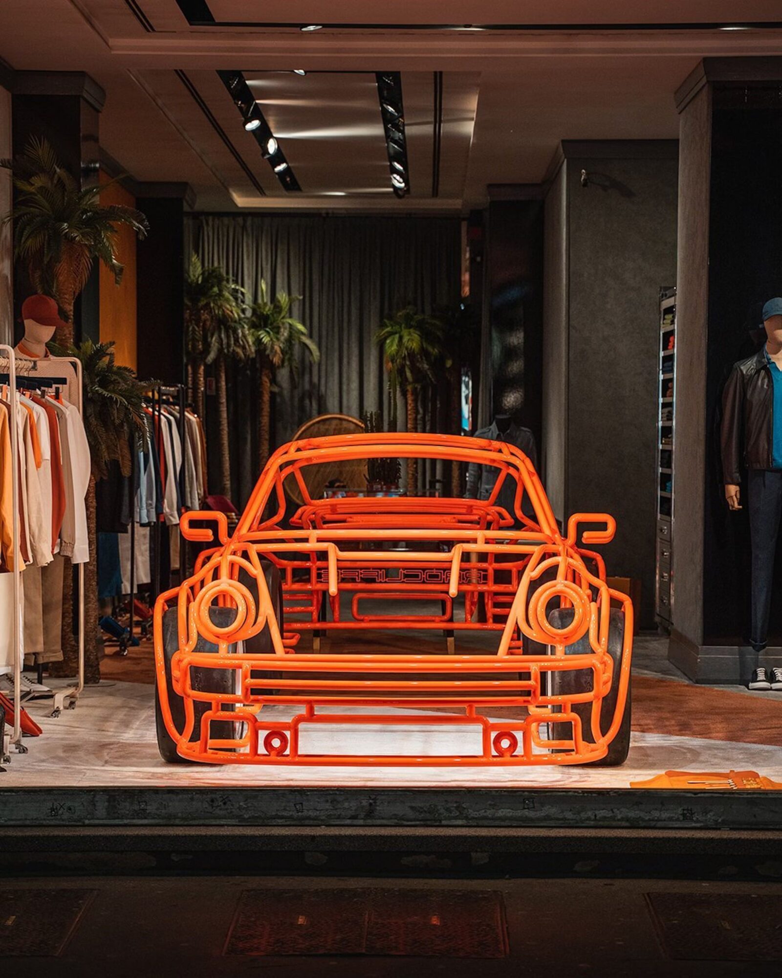 A 1:1 Scale Porsche 934 Sculpture By Benedict Radcliffe