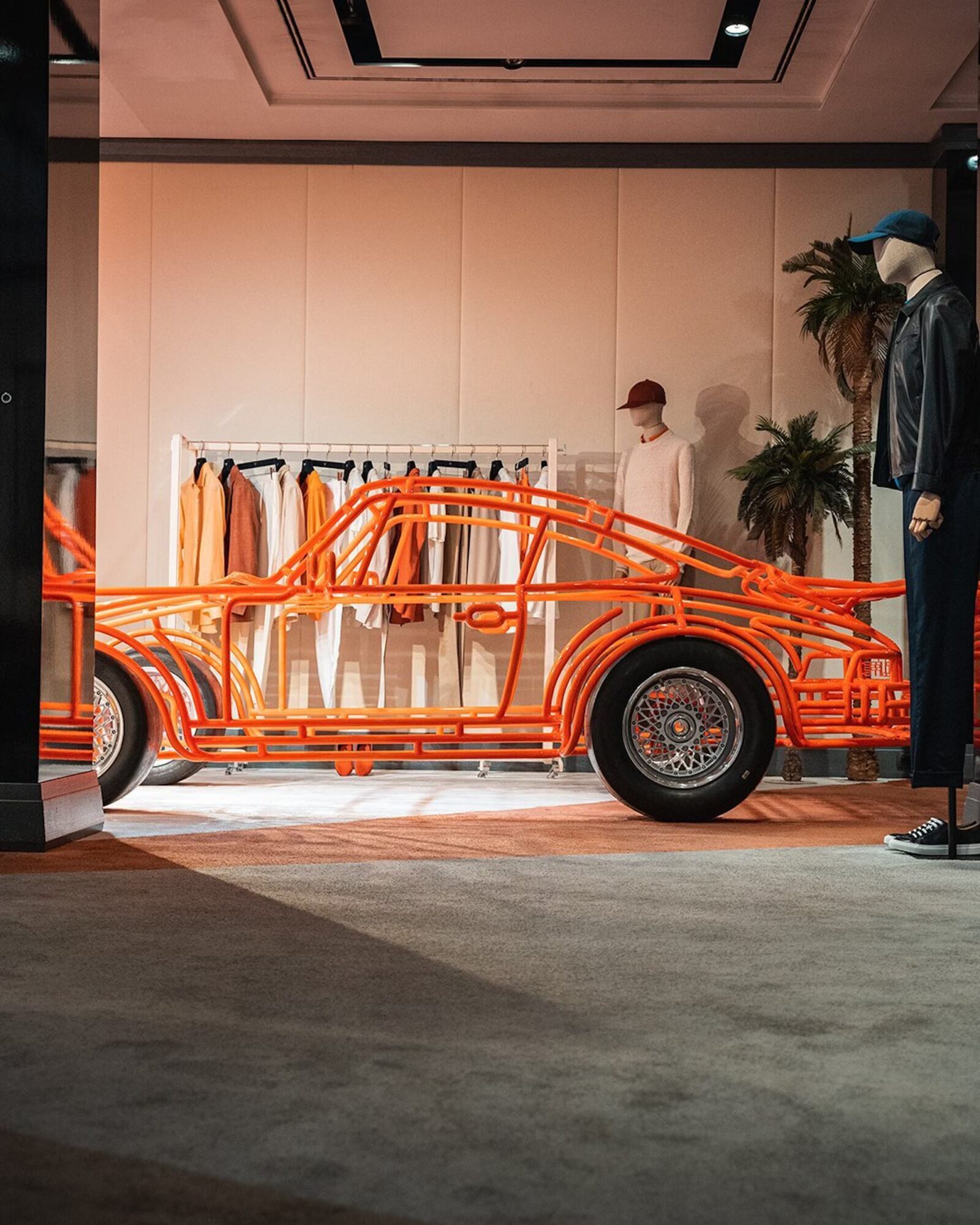 A 1:1 Scale Porsche 934 Sculpture By Benedict Radcliffe