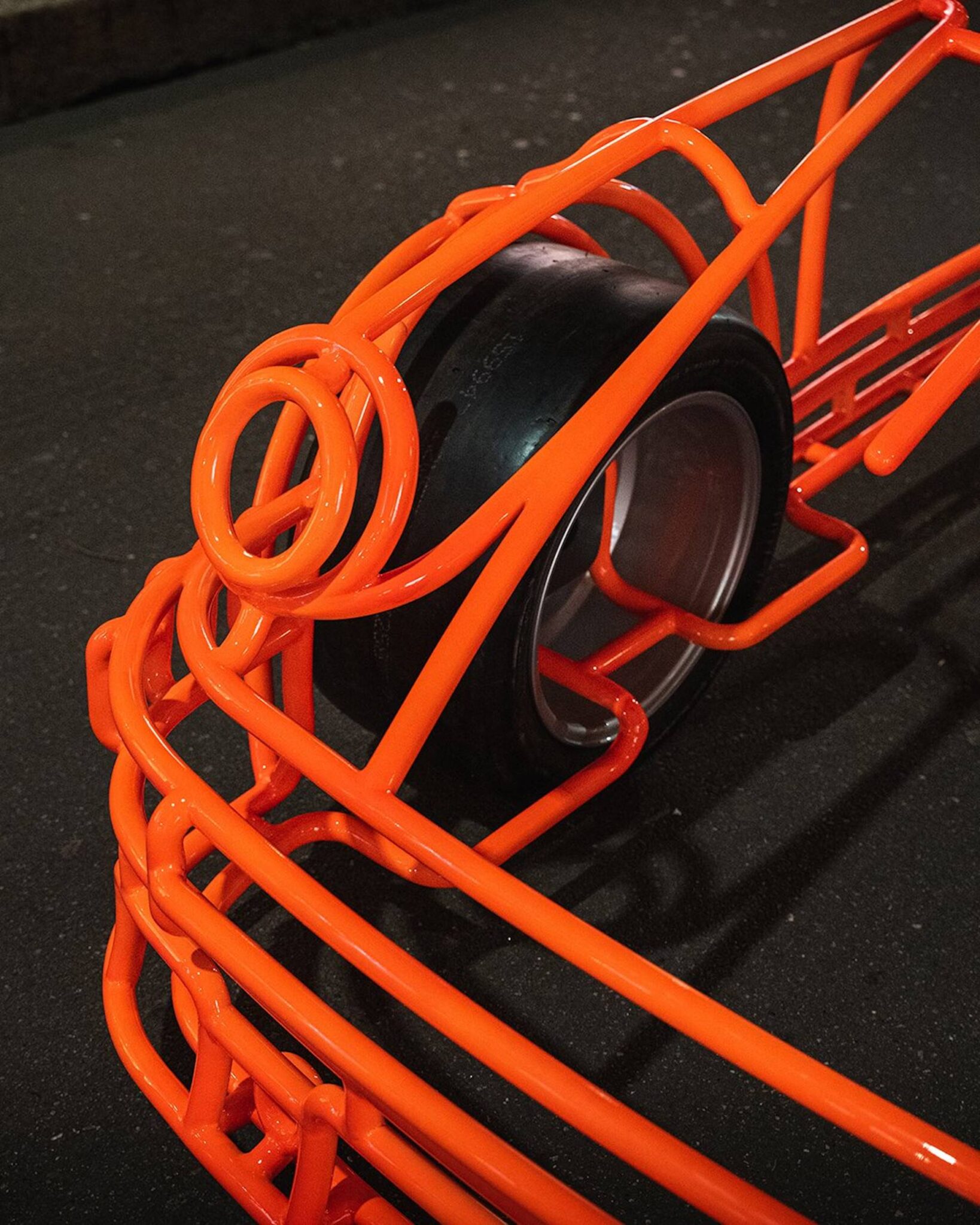 A 1:1 Scale Porsche 934 Sculpture By Benedict Radcliffe