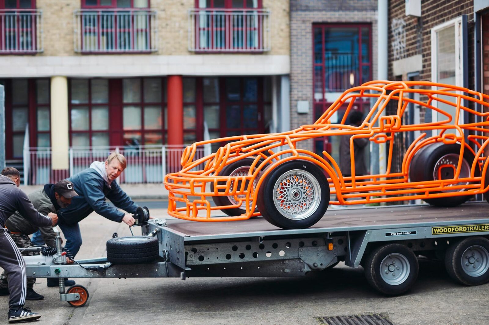 A 1:1 Scale Porsche 934 Sculpture By Benedict Radcliffe