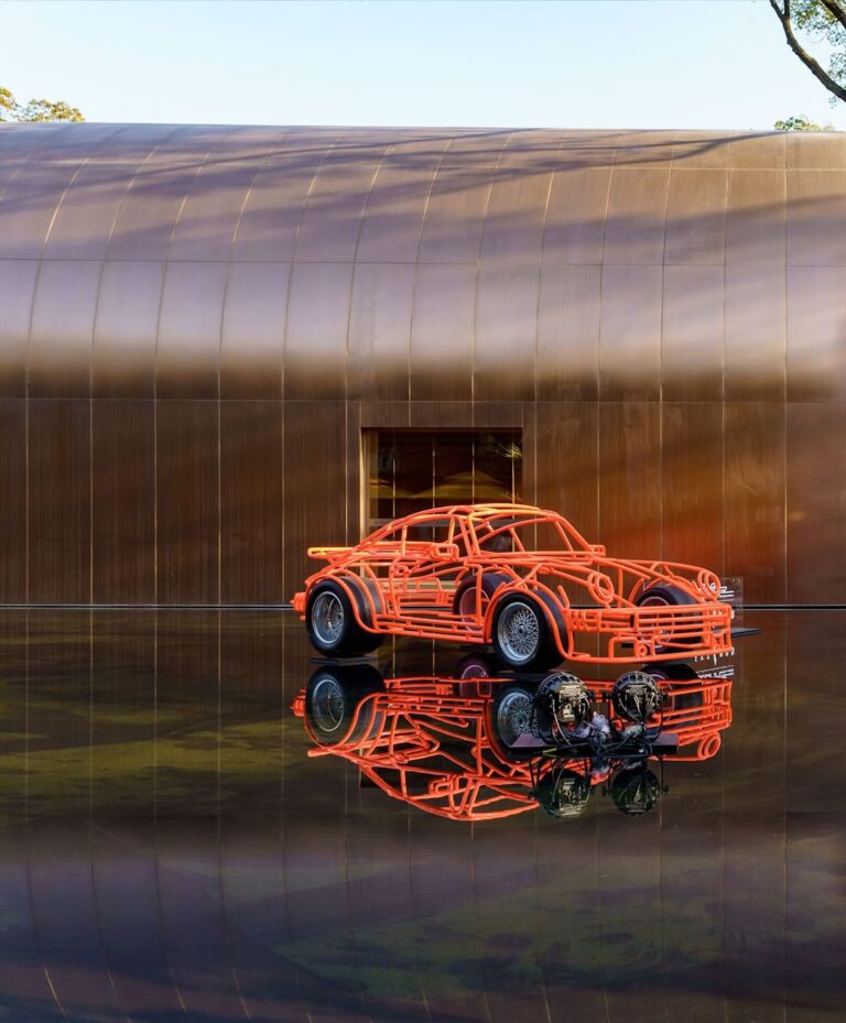 A 1:1 Scale Porsche 934 Sculpture By Benedict Radcliffe