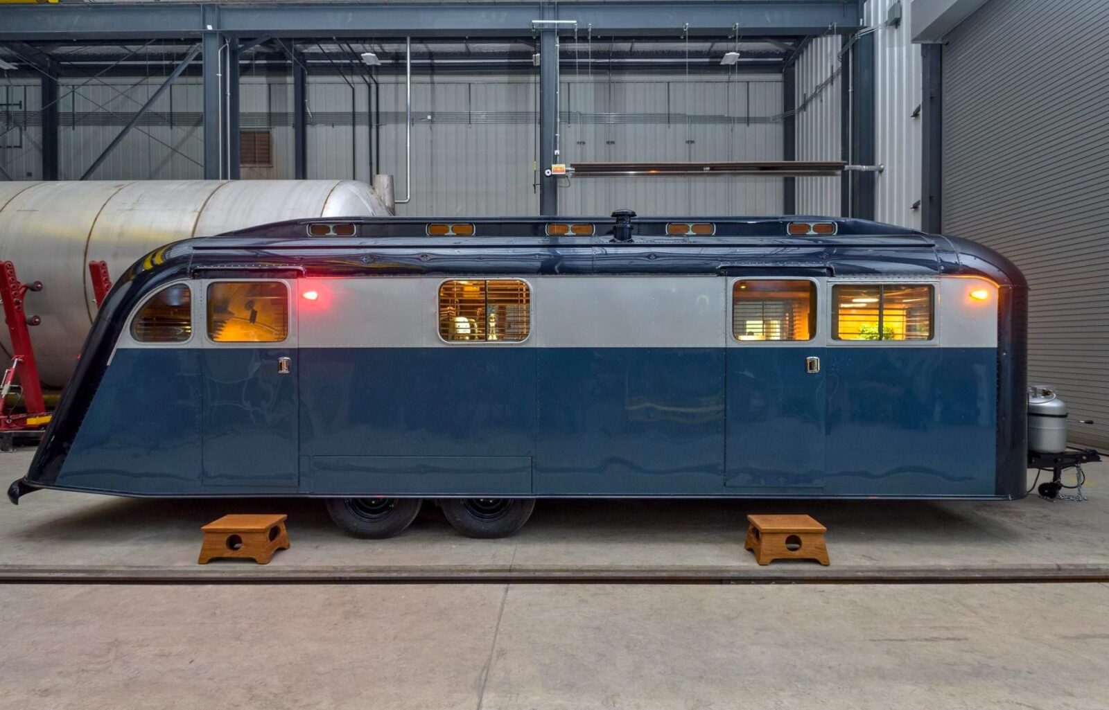 A Beautifully Restored 1947 Westcraft Sequoia 28′ Travel Trailer