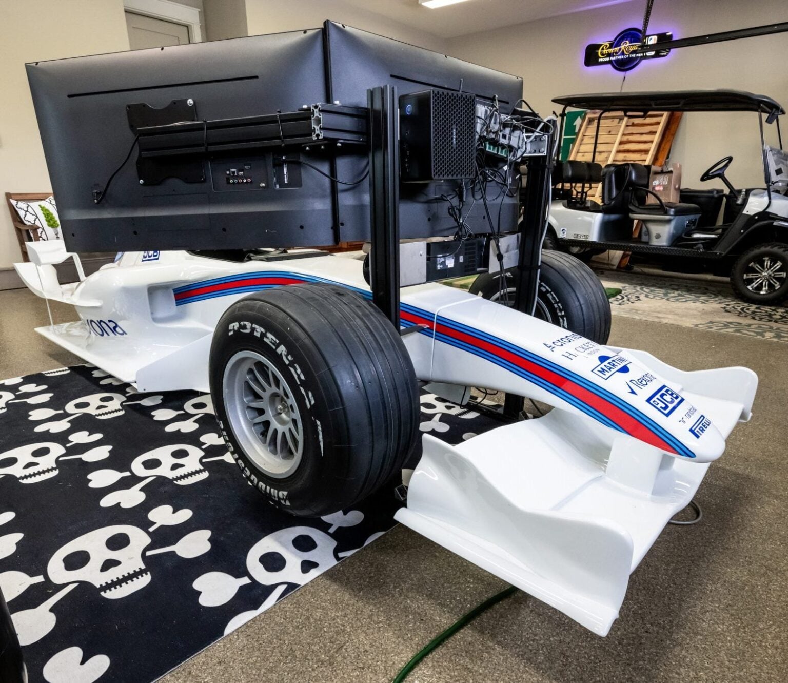 For Sale: A Martini Williams-Style Formula 1 Simulator