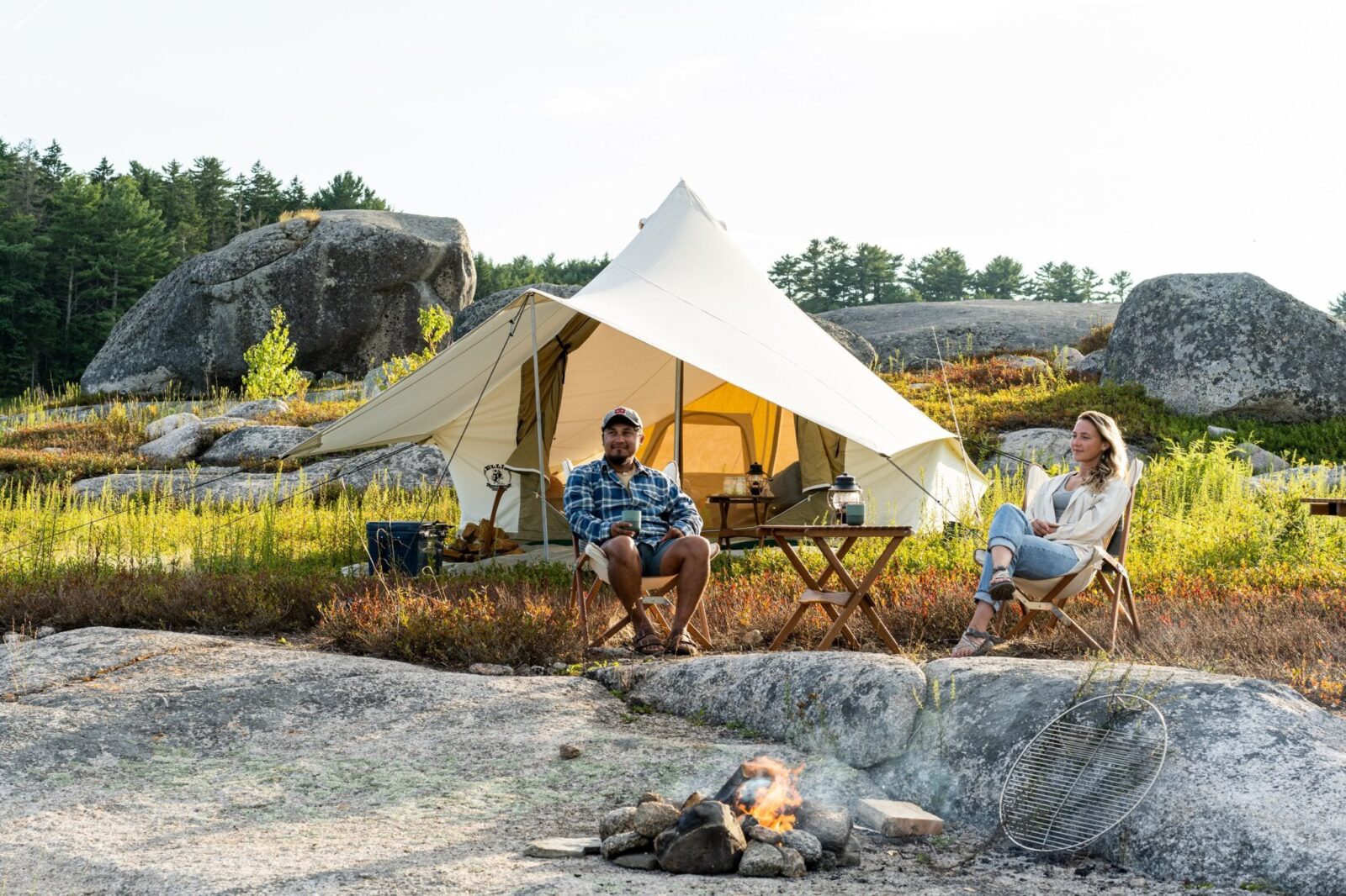 Camp With Style: The Ellis Split-Torrent Canvas Tent – Made In Colorado