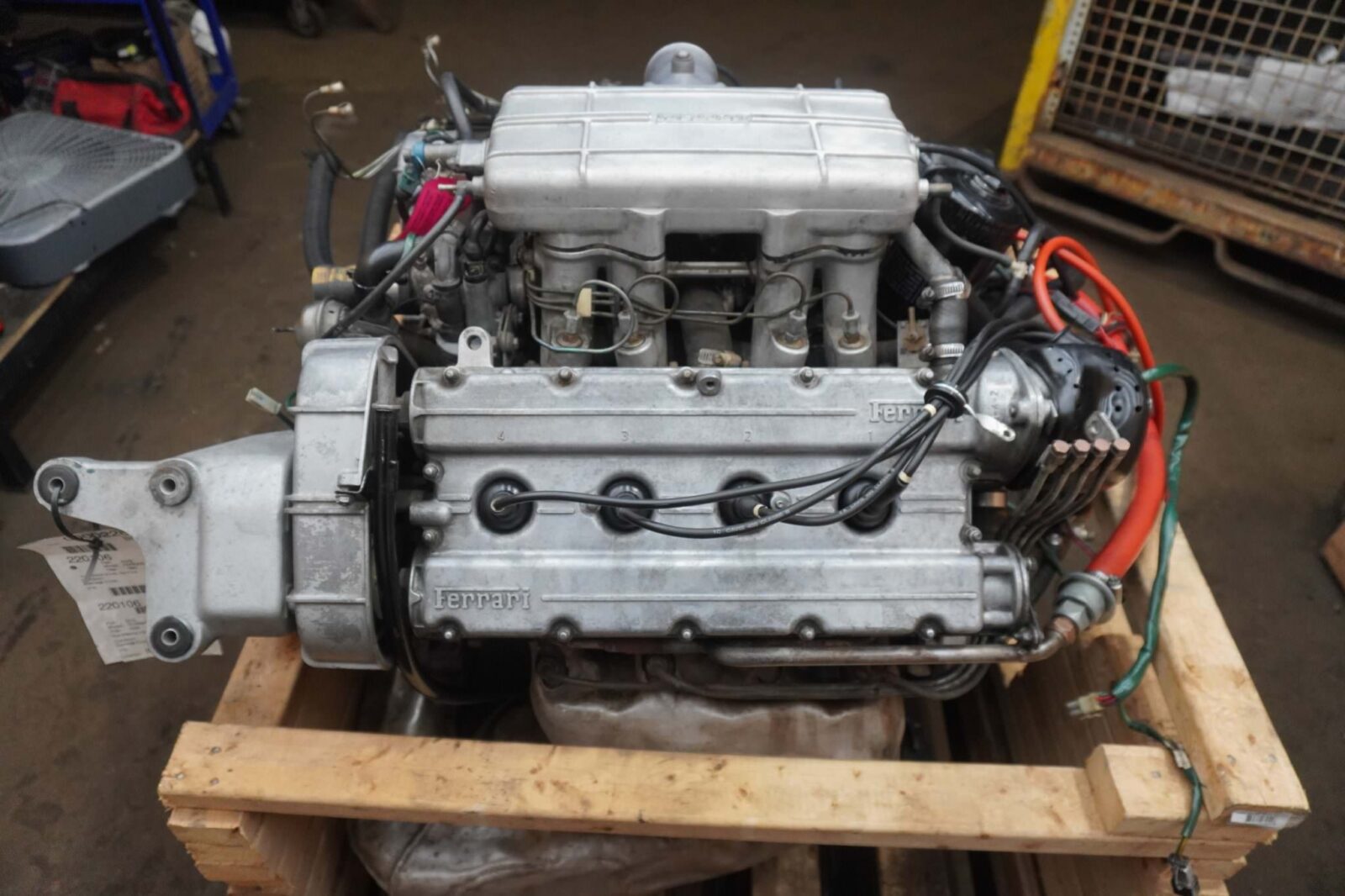 Crated And Ready! A Ferrari 308 GTSi V8 Engine + Transmission